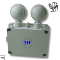 China IP65 Waterproof Indoor Outdoor Battery 3hours 24hours Long Duration Wall Ceiling Hanging Mount White Green Exit Sign LED Emergency Light For Hotel Office for sale