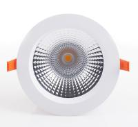 China 12W - 18W Black High Power COB LED Down Light 60 Beam Angle Dimmable For Hotels for sale