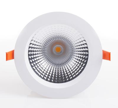 China 12W - 18W Black High Power COB LED Down Light 60 Beam Angle Dimmable For Hotels for sale