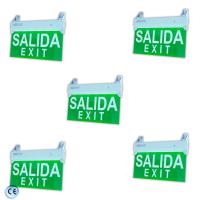 China LED Emergency Exit Light Escape Light Green White IP65 SMD2835 For Train Station Factory Airport for sale