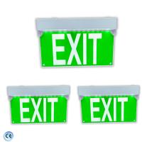 China LED Emergency Exit Light Escape Light Green White IP65 SMD2835 For Train Station Factory Airport for sale