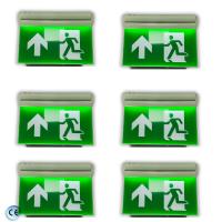 China LED Emergency Exit Light Escape Light Green White IP65 SMD2835 For Train Station Factory Airport for sale