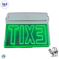 China LED Emergency Exit Light Escape Light Green White IP65 SMD2835 For Train Station Factory Airport for sale