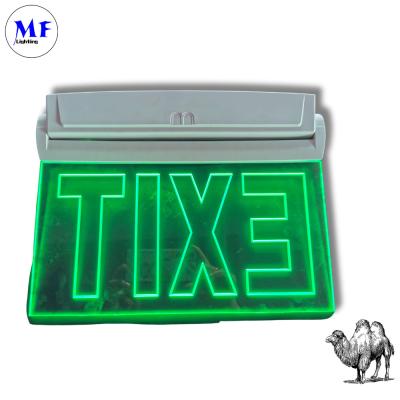 China Durable LED Emergency Light Exit Sign Luminaries For Fire Escape Factory Parking Lot Public Place for sale