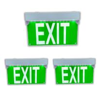 China Durable LED Emergency Light Exit Sign Luminaries For Fire Escape Factory Parking Lot Public Place for sale