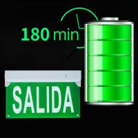 China Durable LED Emergency Light Exit Sign Luminaries For Fire Escape Factory Parking Lot Public Place for sale