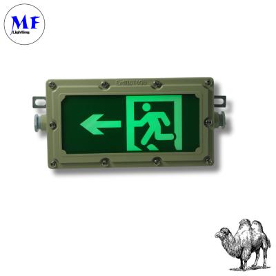 China Durable LED Explosion Proof Emergency Light Evacuation Exit Sign For Workplace Factory for sale