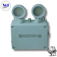 China Emergency Exit LED Light IP65 Waterproof Dual Head 3h Backup Adjustable 6000K White ABS Housing for Indoor Use for sale