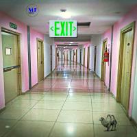China Rechargeable LED Exit Sign Emergency Light For Shopping Malls Supermarkets Airports Offices Factories for sale