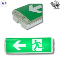 China 5W Green White IP65 SMD2835 LED Emergency Exit Light Escape Light for Train Station Factory Airport for sale