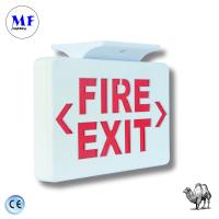 China Emergency Light Exit Sign Light  Green / Red IP43 ABS for School Hospital Subway Train Station Shopping Mall for sale