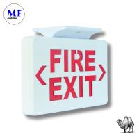 China Emergency Exit Sign Lights IP43 Certified 3W LED 2h Backup Waterproof Fire-Resista Photoluminescent Factory School  for Indoor Commercial Buildings for sale