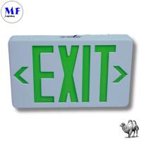 China LED Emergency Exit Sigh Light With 5h Backup Fireproof Dustproof For Theaters Cinemas Event Hall Office Ceiling-Wall Mounted Waterproof IP65 Red Green for sale