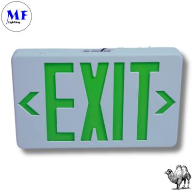 China LED Emergency Exit Sigh Light With 5h Backup Fireproof Dustproof For Theaters Cinemas Event Hall Office Ceiling-Wall Mounted Waterproof IP65 Red Green for sale