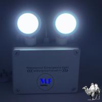 China Double Head Waterproof IP65 Outdoor Indoor Long Duration Time Rechargeable Non Maintained Rechargeable Battery Warmming Exit Sigh LED Emergency Light For Office for sale