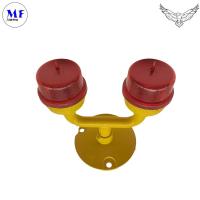 China Main-Standby Adjustable Wide Voltage Input UV-Resistant Polycarbonate IP66 Low-Intensity Dual-Lamp Aviation Obstacle Obstruction Light For Bridge for sale
