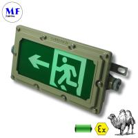 China Battery Back up Lamps LED Explosion-Proof Exit Sign Emergency Light 4W WF1 Waterproof for sale