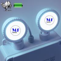 China Rechargeable Abs Led Exit Emergency Light Non Maintained Ip65 2*5w Lithium Battery Adjustable For Corridors for sale