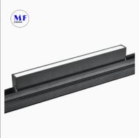 China LED Magnetic Linear Light Thin Slim Aluminium Plastic SMD L Shape 30W Shop Canteen Drink Shop Book Store Cloth Store for sale
