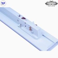 China LED Track Linear Light Blue 2 Panel Plastic Fruit Shop Supermarket Warehouse Book Stock Workshop Bike Stock Office Cloth Shop for sale