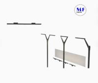 China LED Solar Garden Street Light Alu. Waterproof Fast Installation PV Road Squares Sidewalks Courtyard for sale