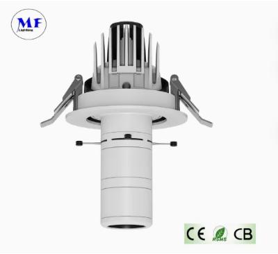 China LED Shapeable Track Logo Gobo Projector Light UV ND Zoomable Extended IP65 Ra97+ Contour Exhibition Center for sale