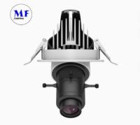 China LED Shapeable Track Logo Gobo Projector Light UV ND Zoomable Extended IP65 Ra97+ Contour Exhibition Center for sale