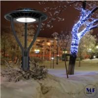 China LED Garden Light Ajustable Anti-Moisture IP65 150W Waterproof 140lm/W Black Fairy Lawn Courtyard  Post Top for sale