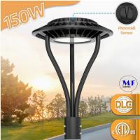 China LED Garden Light Ajustable Anti-Moisture IP65 150W Waterproof 140lm/W Black Fairy Lawn Courtyard  Post Top for sale