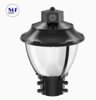 China LED Garden Light Tunable Anti-Shok IP65 48/64/80W Waterproof 130lm/W Lantern Black and White Lawn for sale