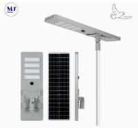 China LED Solar Street Garden Light Motion Sensor White Silvery 120W 100W 80W Alu. IP66 Footway Villa Courtyard for sale