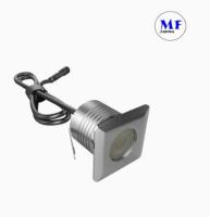 China LED Step Light IP67 1W Silvery 95lm/W Trottoir Road Garden Walkway Stair Pathway for sale