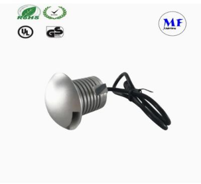 China LED Step Light Silvery 3W 12V IP65 Pathway Walkway Squares Pavement Garden for sale