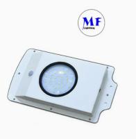 China LED Solar Wall Light Modern Novel Smart Simple Lithium Battery Monocrystalline Black Solar IP66 Waterproof Die-Cast for sale