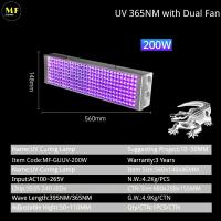 China Factory Price PC Alu. Hangable 60W IP43 Ultra-Violet Ray Pet Urine Detector Gel Nail Curing Solidify Resin Paint Printing LED UV Light for sale