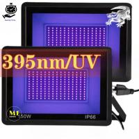 China Factory PC Alu. Hangable 100W IP66 Ultra-Violet Ray Food Industry 100lm/W Gel Nail Curing Solidify Resin Paint Printing LED UV Light for sale