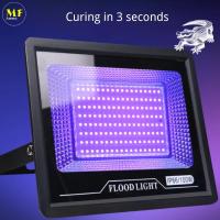 China Factory PC Alu. Hangable Black 150W IP66 Violet Ra70 Food Industry Sterilization Gel Nail Curing Solidify Cell Tracing 3D Resin Paint Printing LED UV Light for sale