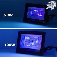 China Factory Price Efficient 100W 200W Heat Dissipation IP66 Waterproof Adjustable Body Aluminum Material UV Curing Flood Light for Paint Printing Nails Repair Resin for sale