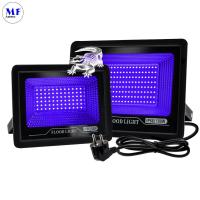 China Factory Price Highly Efficient Instant-on IP66 Waterproof 395nm Safe 100W UV LED Curing Flood Light for Screen Printing and Medical Device Sterilization for sale