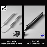 China Factory Price 6W EU Us Standard Silvery Fluorescent Tube PC Alu. Hangable IP43 Bar Pub Club KTV Ambient Atmosphere Scenario LED UV Light Light for sale