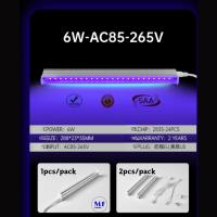 China Factory Price 6W EU Us Standard Silvery Fluorescent Tube PC Alu. Hangable IP43 Bar Pub Painting Disco Ambient Atmosphere Scenario LED UV Light Light for sale