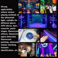 China Factory Price 6W EU Us Standard Silvery Fluorescent Tube PC Alu. Hangable IP43 Bar Pub Painting Disco Ambient Atmosphere Scenario LED UV Light Light for sale