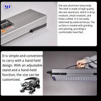 China Factory Price EU Us Standard PC Alu. Hangable 60W IP43 Ultra-Violet Ray Pet Urine Detector Gel Nail Curing Solidify Resin Paint Printing LED UV Light for sale
