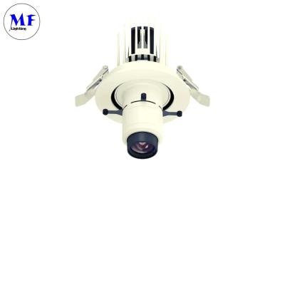 China High-Luminance 20W LED Gobo Projector Contour Spotlightgimbal Track Light with Tridonic Driver for Professional Lighting for sale