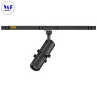 China Museum Grade Hybrid Optics Ra97+ 15° -55° Zoom Dali2.0 3W-28W Framing Projector Contour Spotlight Shapeable Track Light for Architectural Lighting for sale