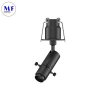 China Museum Grade Hybrid Optics Ra97+ 15° -55° Zoom Dali2.0 3W-28W Framing Projector Contour Spotlight Shapeable Track Light for Architectural Lighting for sale