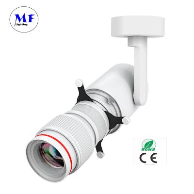 China LED Shapeable Track Logo Gobo Projector Light White Zoomable Dali Dim IP65 Ra97+ Gallery Art Exhibition Museum for sale