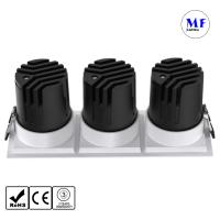 China Three Head Down Light LED Square Spotlight Residential Hotel Coffee Store Commercial Restaurant No Glare Dali Dim Tuya Modular Ik07 IP44 21W 36W 30W 45W for sale