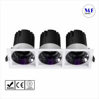 China Three Head Down Light LED Square Spotlight Residential Hotel Coffee Store Commercial Restaurant No Glare Dali Dim Tuya Modular Ik07 IP44 21W 36W 30W 45W for sale