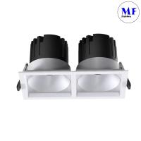 China 7W/10W/12W/15W/14W/20W/24W/30W/21W/30W/36W/45W Triac 0-10V Dali CCT Power Adjustable Dimmable Smart Dim Aluminum Spot Recessed Downlight LED Down Light for sale
